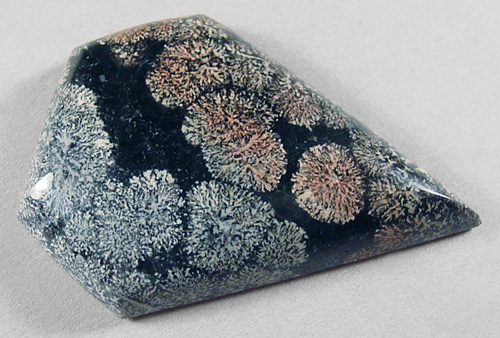 Flowering Obsidian designer cab Silverhawk's designer gemstones.
