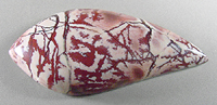 Red falcon jasper designer cab! Silverhawk's designer gemstones.