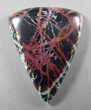 Pilbara jasper designer cab! Silverhawk's designer gemstones.